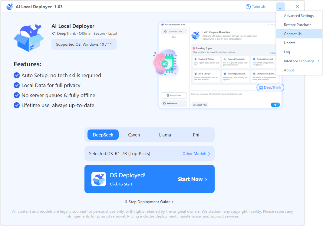 DS Local Deployer User Guide